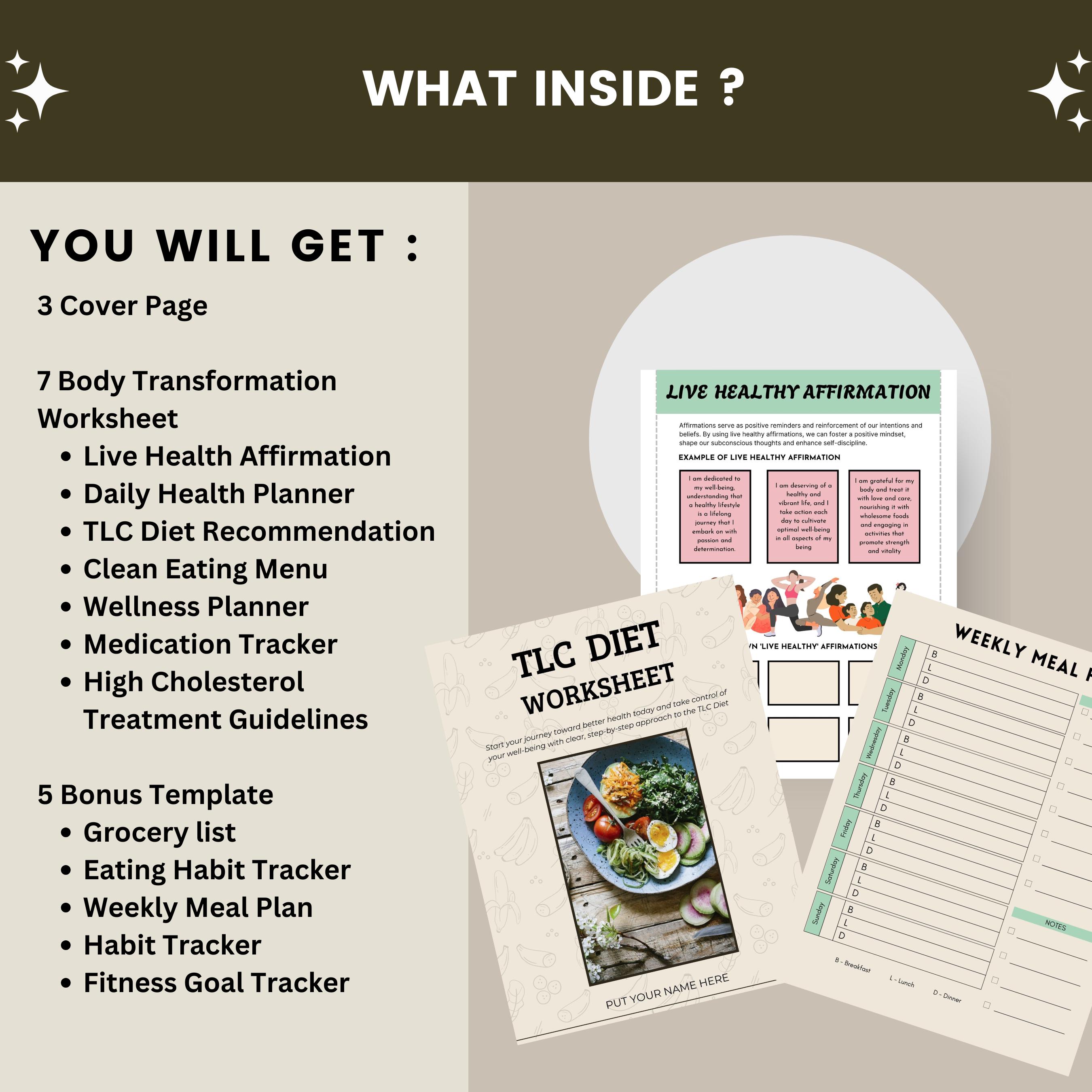 Done for You TLC Diet Guide for Health Coach, Content for Weight Loss ...