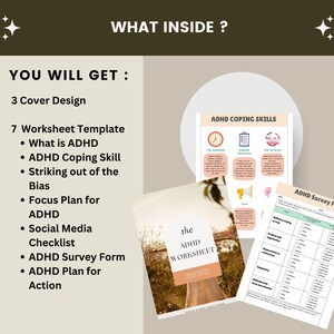 ADHD Done for You Worksheet & Guide for ADHD Coach, ADHD Guide, Life ...