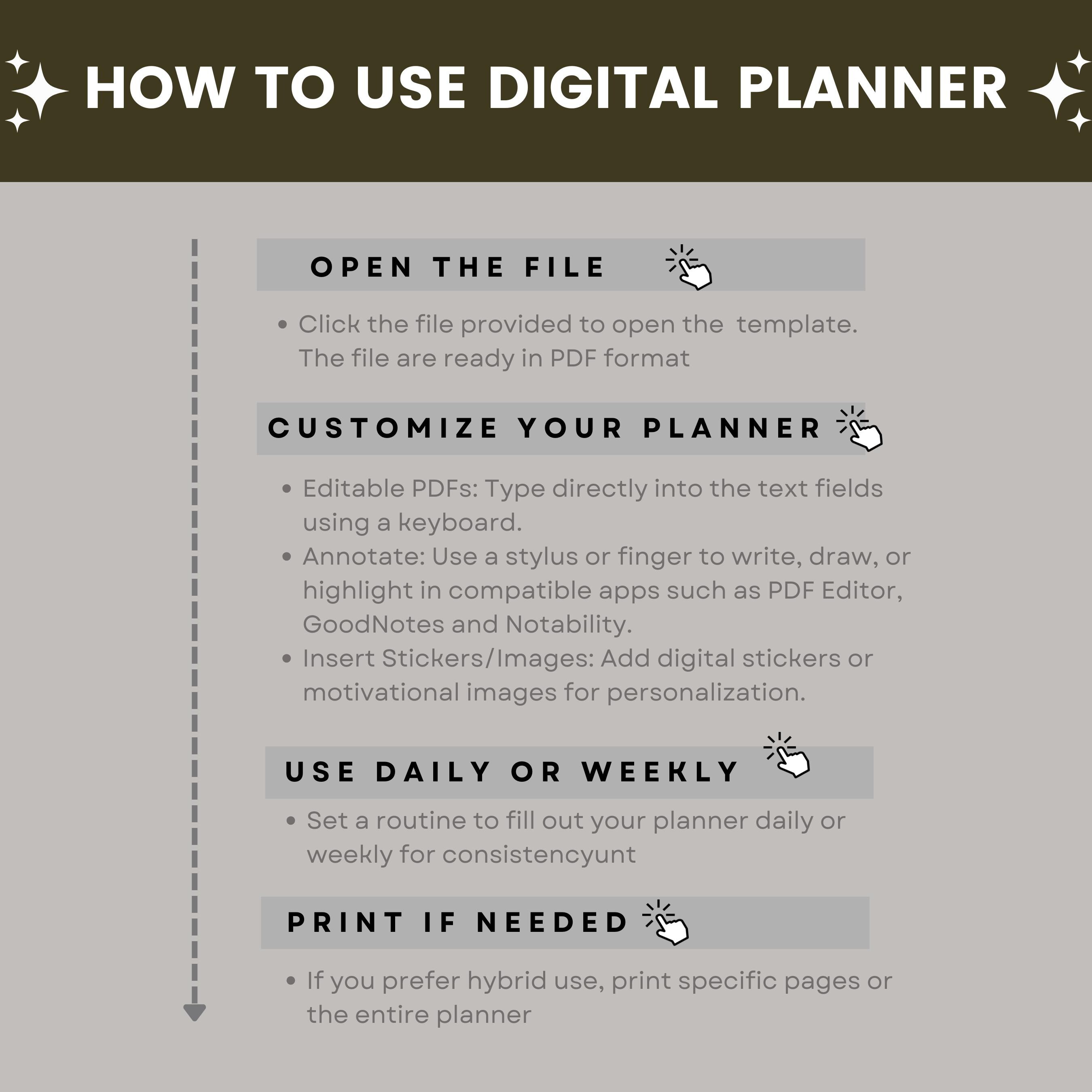 Printable Manifestation Planner, Daily Affirmation Planner, Gratitude ...