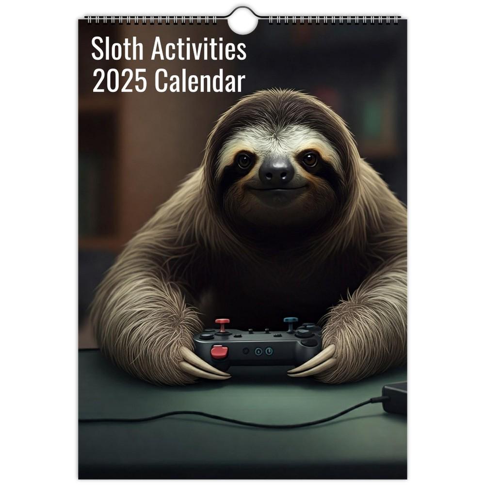 Sloth Calendar 2025 Daily Activities - Etsy