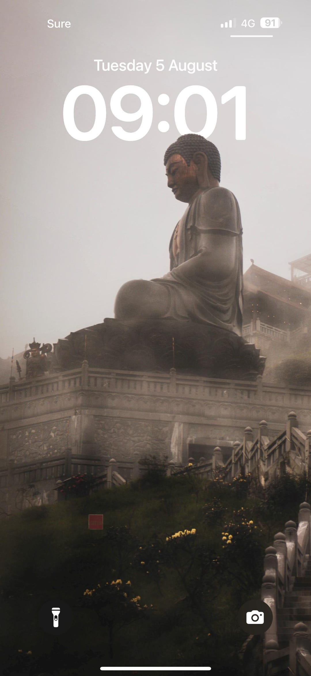 IPhone Lock Screen Wallpaper Buddha Statue Vietnam - Etsy