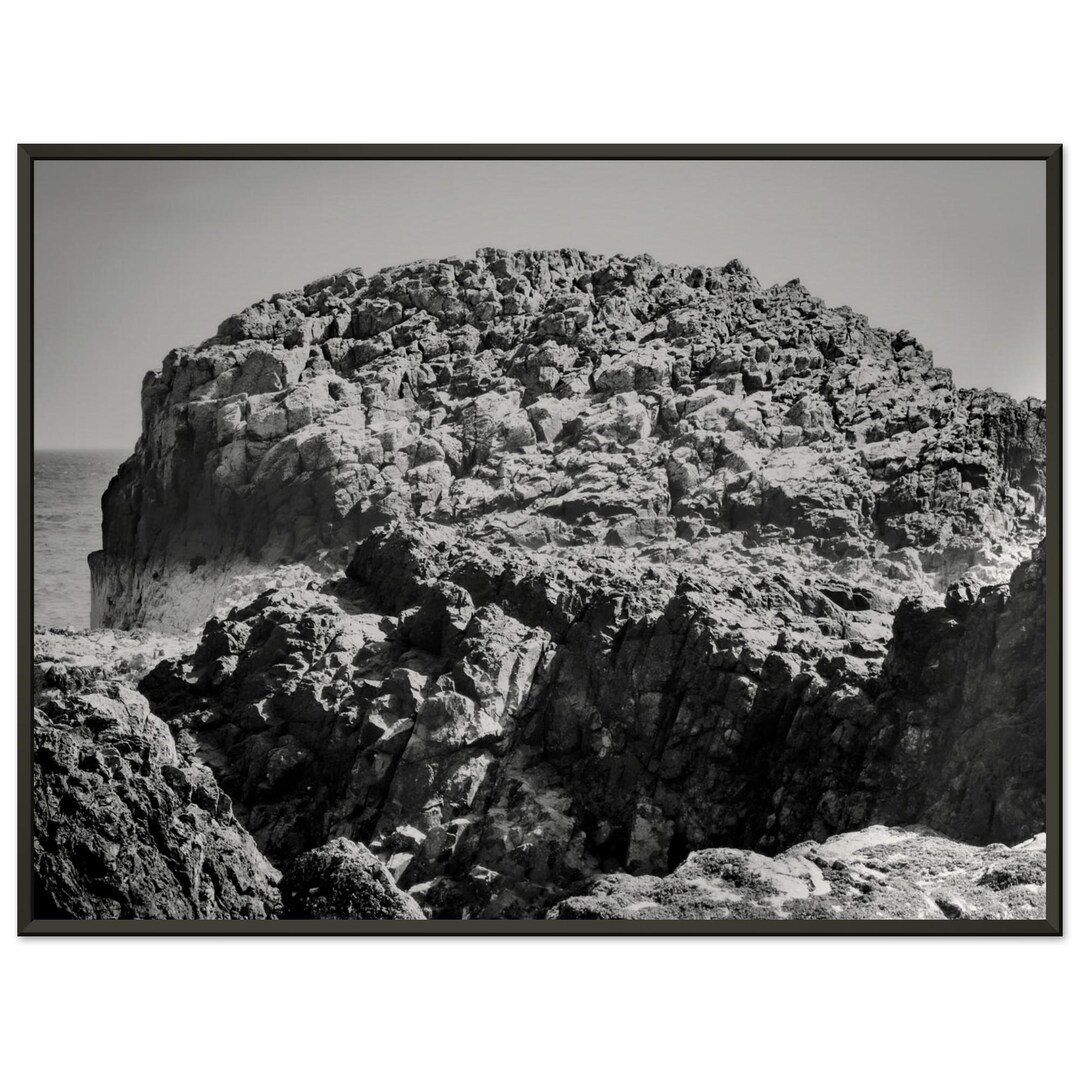 Scarlett Point (isle of Man) in Monochrome Basalt Forms Museum-quality ...