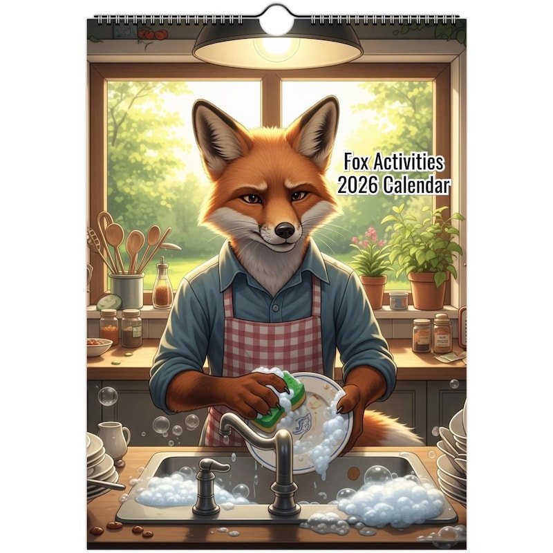 Desk Calendars 2026 Fox - Etsy UK