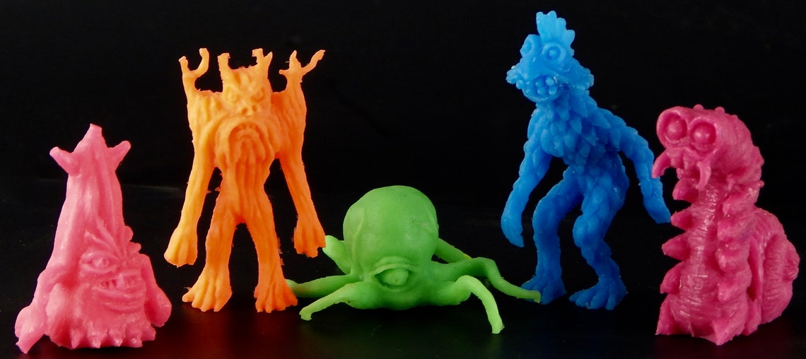Creature Features: set of hand-cast figures | Etsy