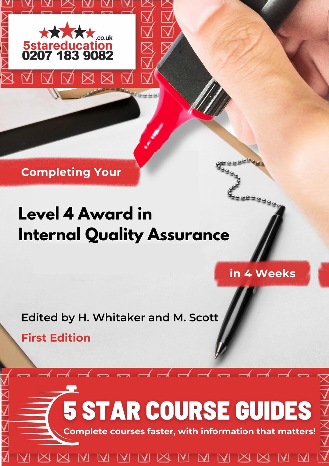 Level 4 Award in Internal Quality Assurance Course Guide - Etsy