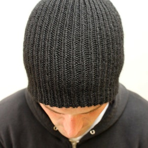 KNITTING PATTERN — Simple Ribbed Toque / Joe Hat — PDF - Etsy