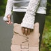 KNITTING PATTERN — Fingerless Mittens Textured Worsted Weight / Spate ...