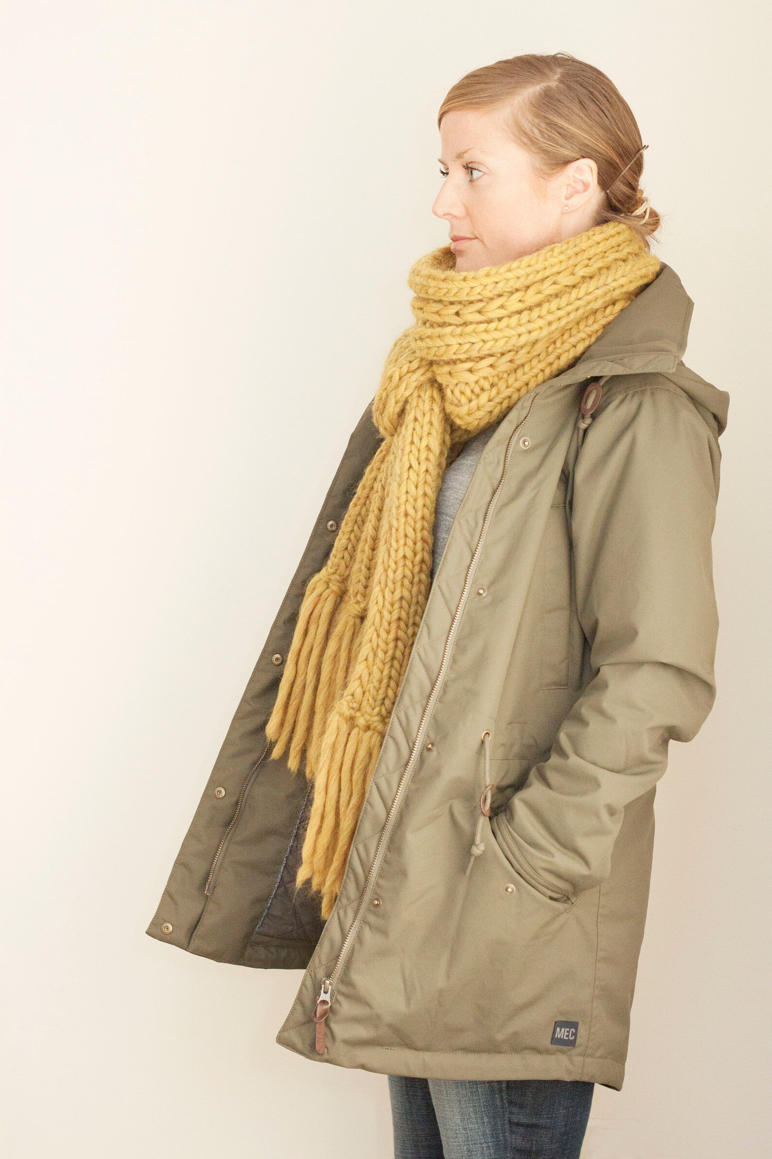 KNITTING PATTERN — Super Bulky Slipped Stitch Rib Scarf / Entwine Scarf ...