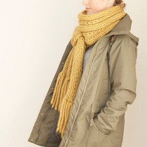 KNITTING PATTERN — Super Bulky Slipped Stitch Rib Scarf / Entwine Scarf ...