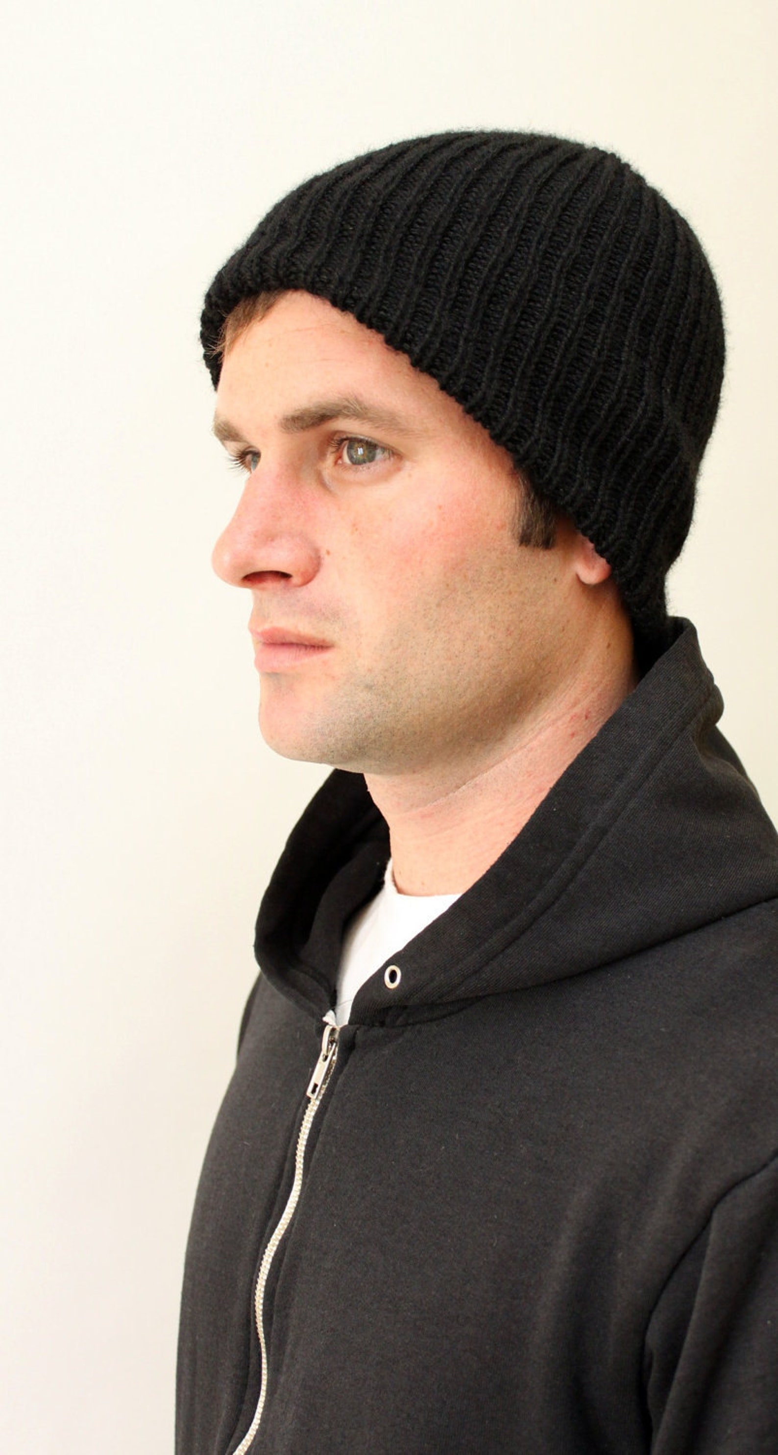 KNITTING PATTERN Simple Ribbed Toque / Joe Hat PDF - Etsy
