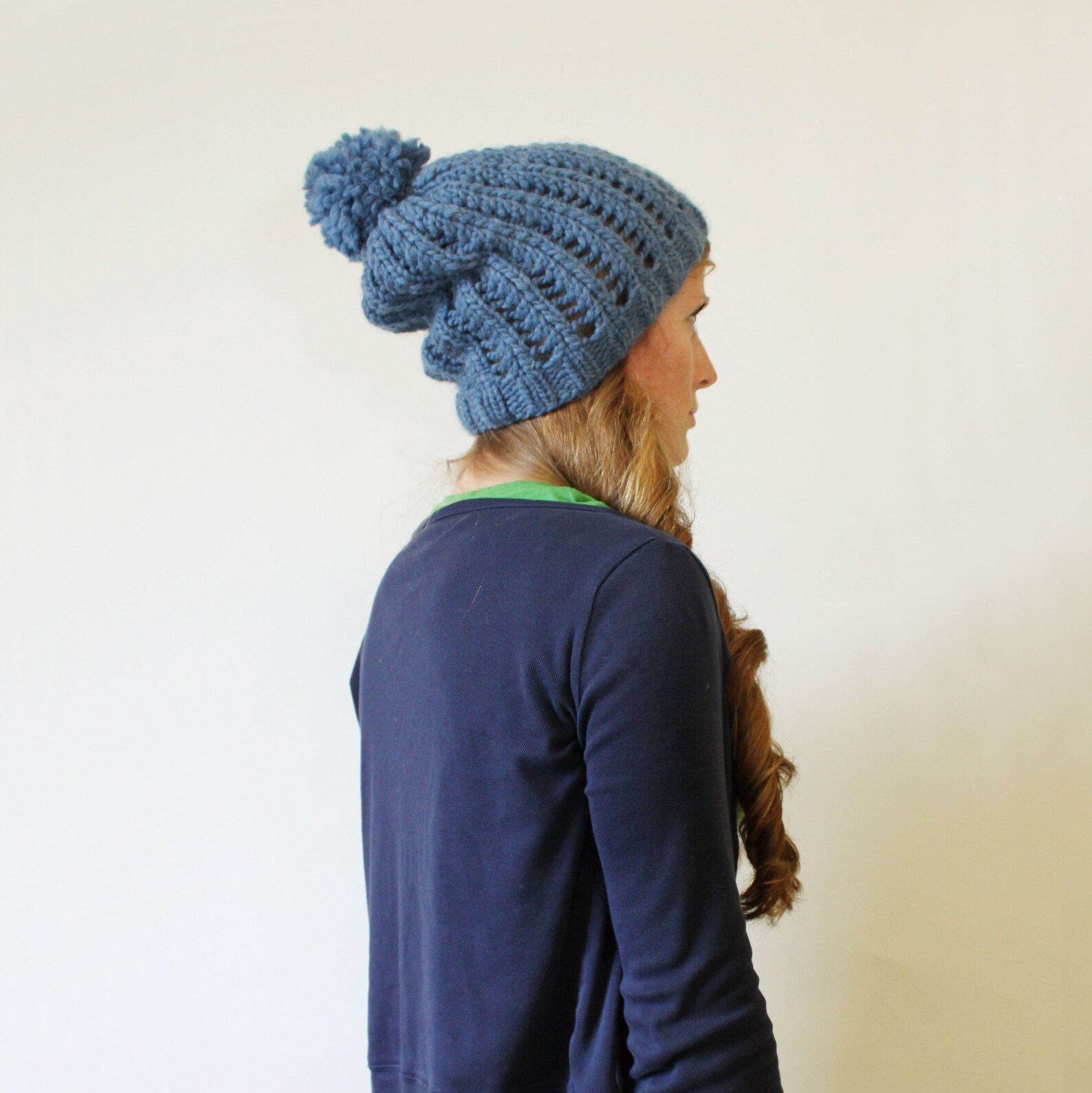 KNITTING PATTERN Chunky Lace Rib Hat / Begbie Toque PDF - Etsy
