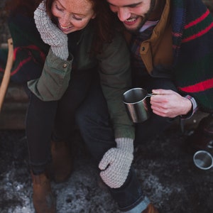 KNITTING PATTERN — Textured Worsted Weight Mittens / Woodstack Mittens ...