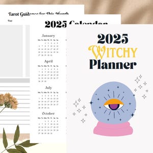 2025 Witchy Planner Customizable Spiritual and Magic Planner Editable ...