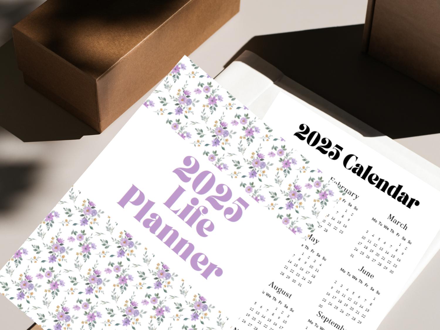 2025 Life Planner Customizable Canva Life Organizer Editable Goal ...