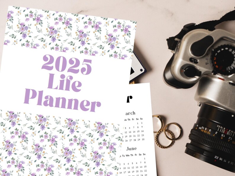 2025 Life Planner Customizable Canva Life Organizer Editable Goal ...
