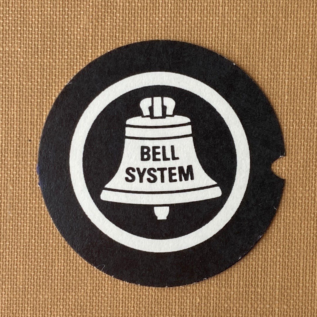 DIAL CARD INSERT Bell System for Rotary Phone Center Dial 1.5” Card ...