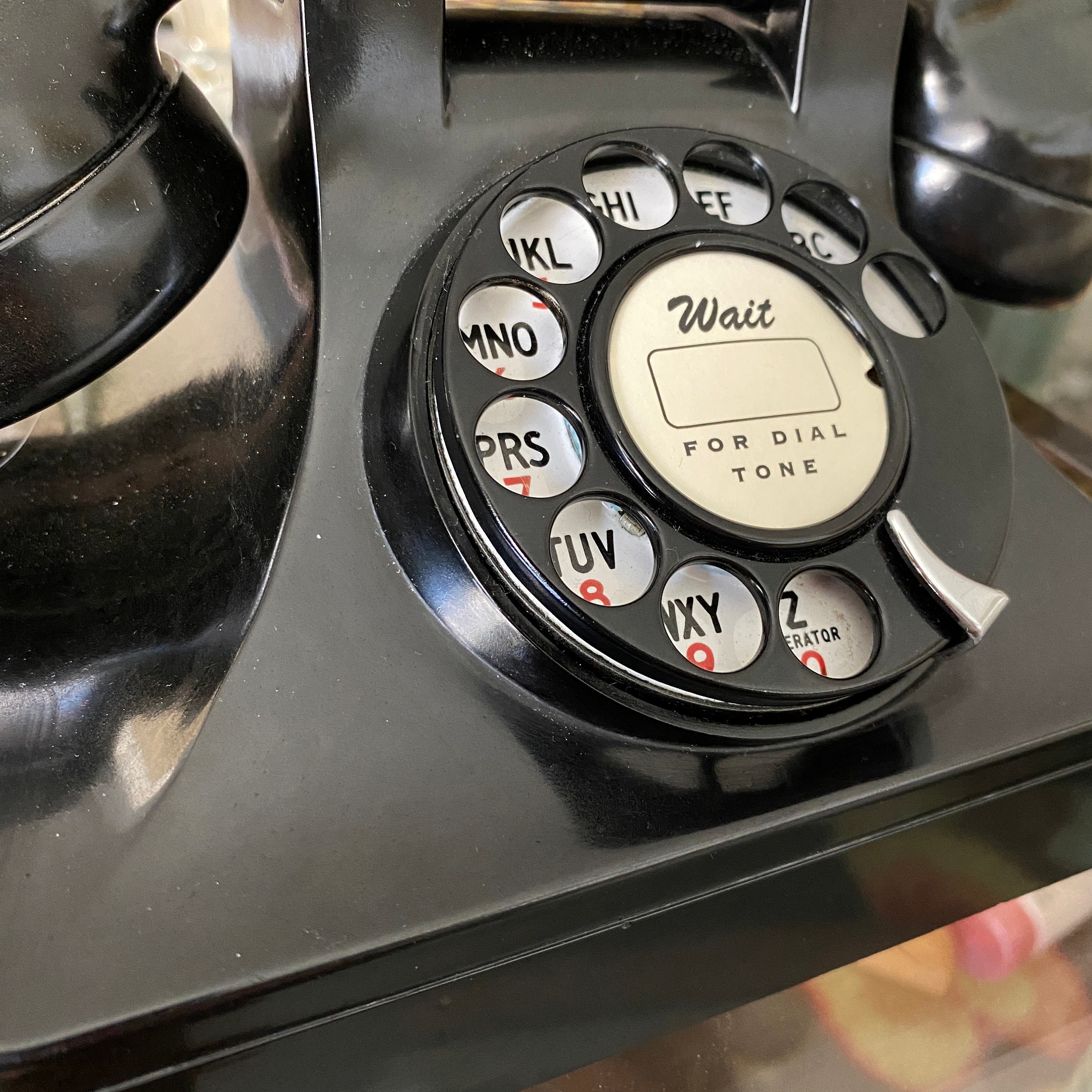 Rotary Phone Dial Card Insert: "wait for Dial Tone" Design - Etsy