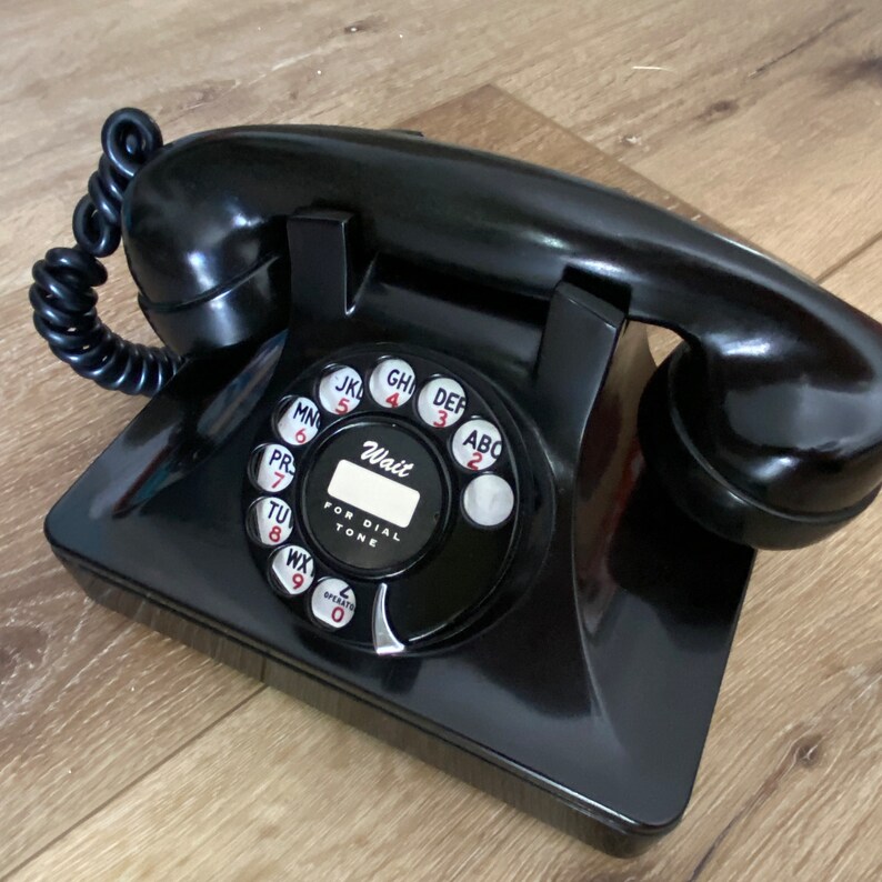 Rotary Phone Dial Card Insert: "wait for Dial Tone" Design - Etsy