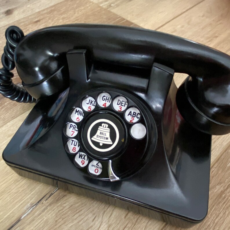 Bell System Rotary Phone Dial Card Insert for Vintage Telephones 1.5 ...