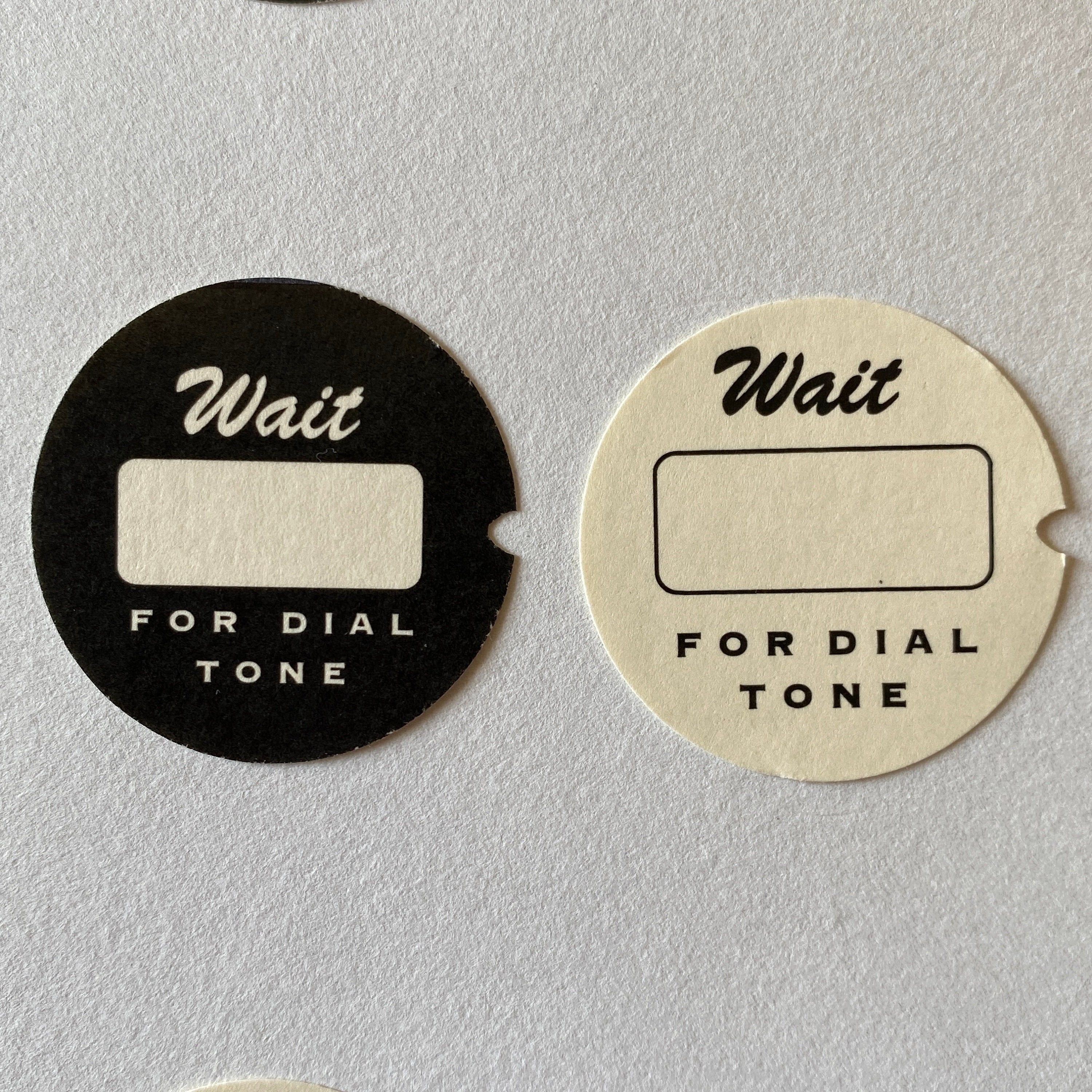 Rotary Phone Dial Card Insert: "wait for Dial Tone" Design - Etsy