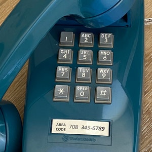 Personalized Telephone Number Dial Card for Rotary Phone - Etsy