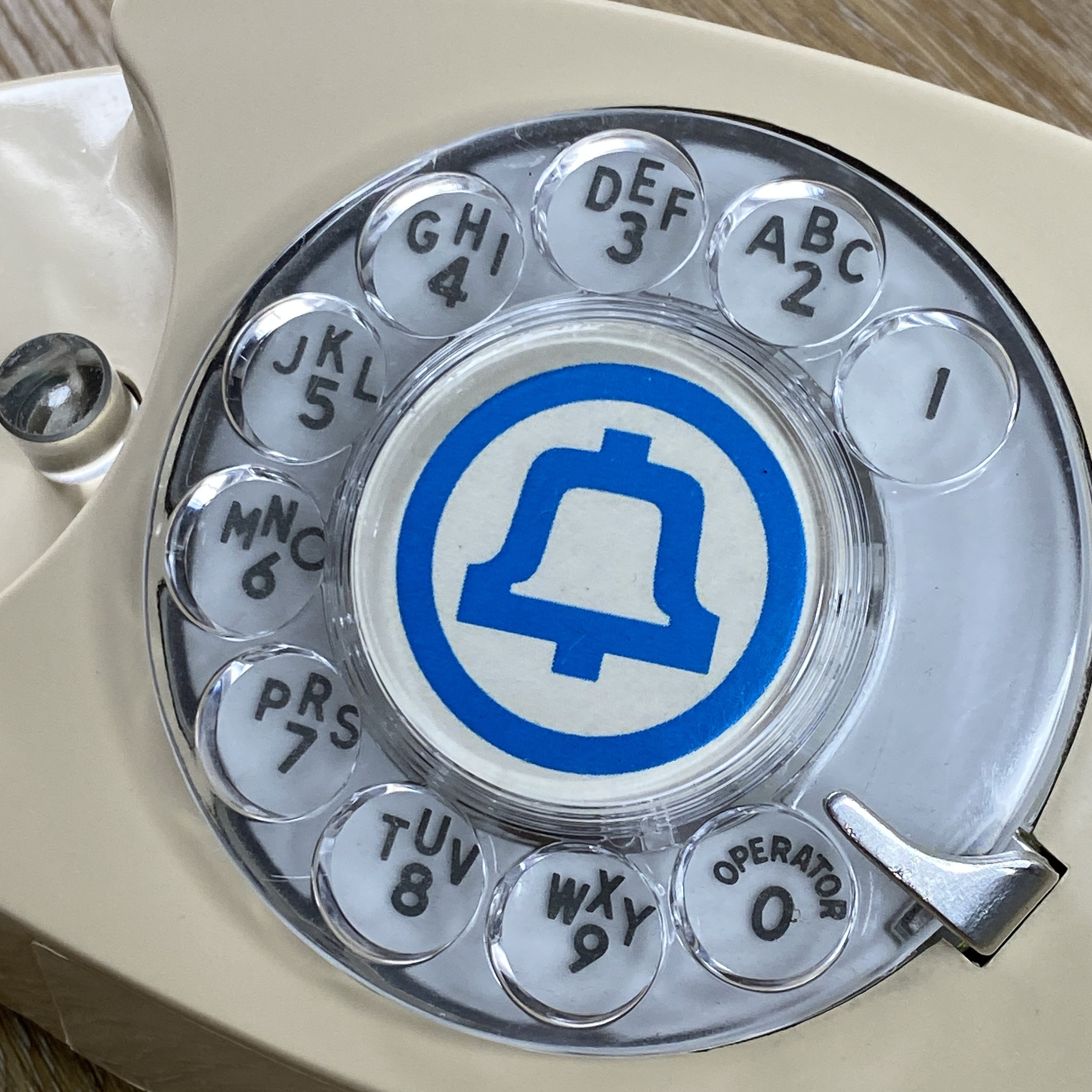Rotary Phone Dial Card Insert: Western Electric Blue Bell Logo - Etsy