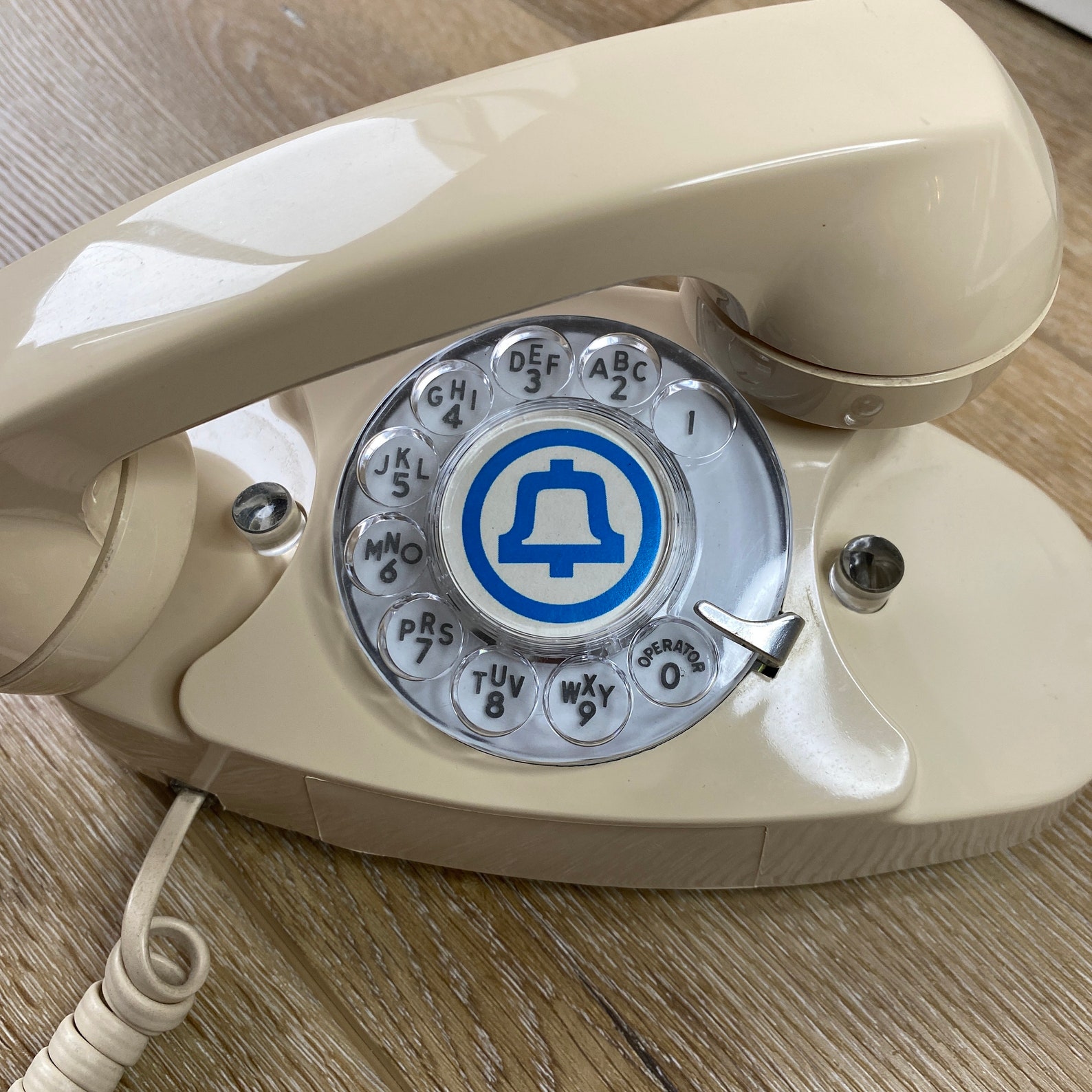 Rotary Phone Dial Card Insert: Western Electric Blue Bell Logo - Etsy