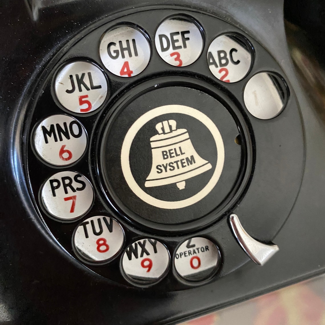 Bell System Rotary Phone Dial Card Insert for Vintage Telephones 1.5 ...