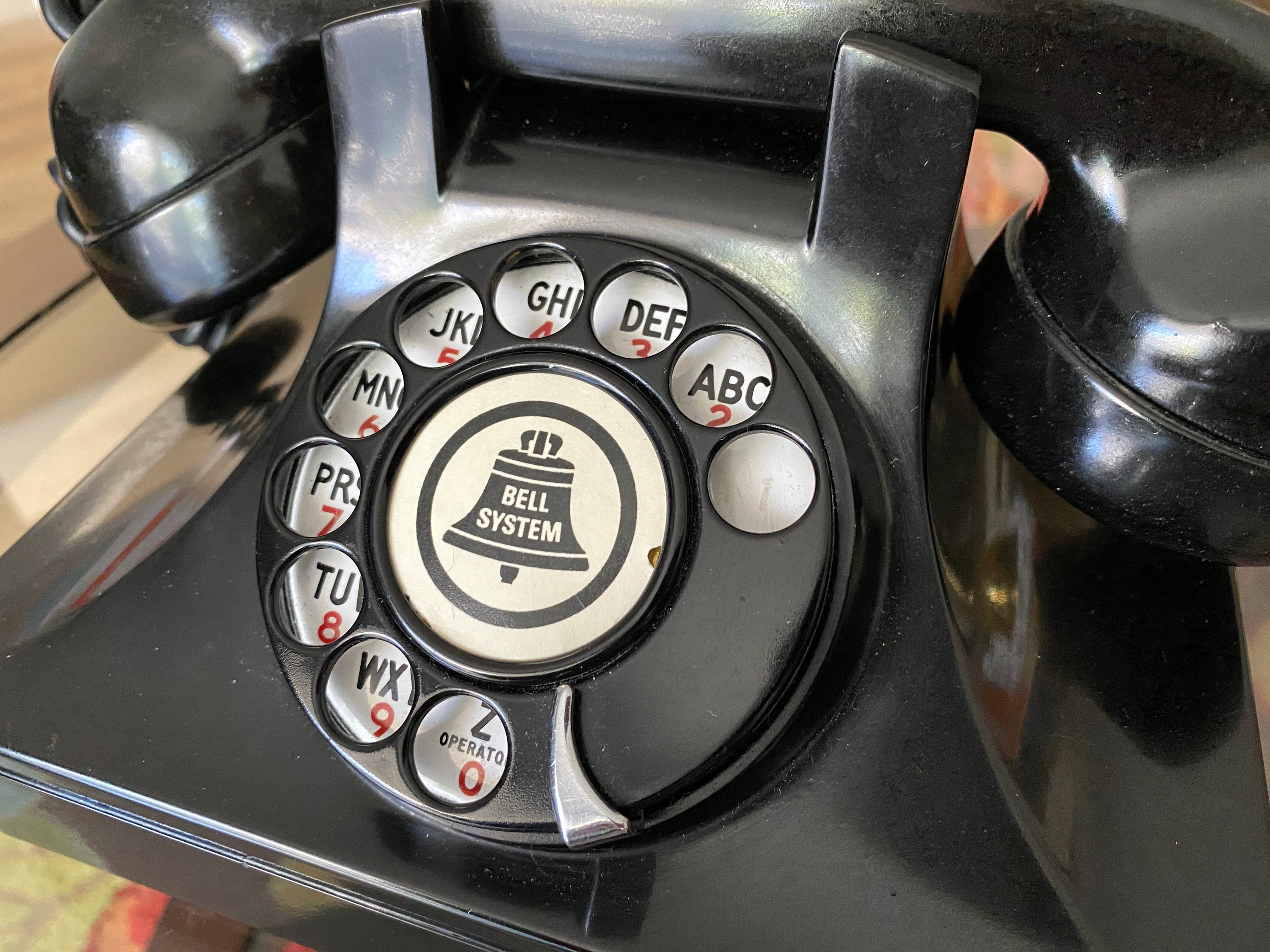 Bell System Rotary Phone Dial Card Insert for Vintage Telephones 1.5 ...