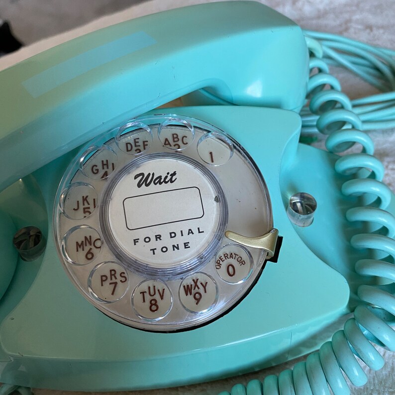 Rotary Phone Dial Card Insert: "wait for Dial Tone" Design - Etsy
