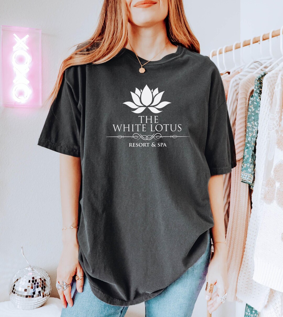 Comfort Colors White Lotus T-shirt: Luxury Resort Spa Tee - Etsy