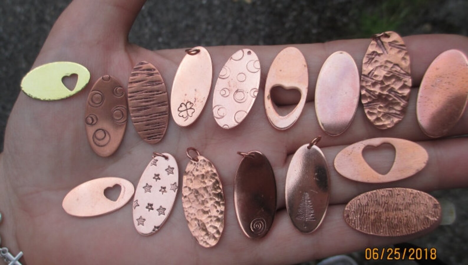 Copper Oval Stampings2 Ovals18 Gauge - Etsy