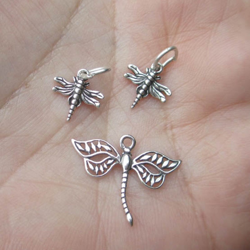 Dragonfly Charms - Etsy