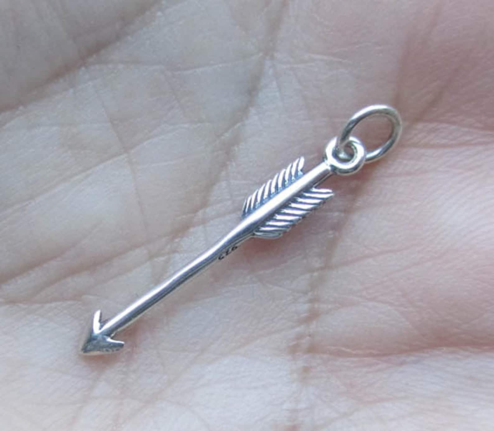 Sterling Silver Bow and Arrowbow or Arrow Charmoneyou | Etsy