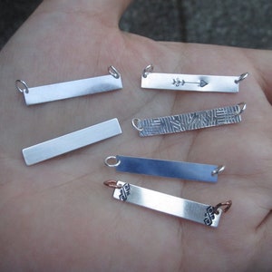 Sterling Silver Rectangle Strips(you Choose the Quantity)one and One ...