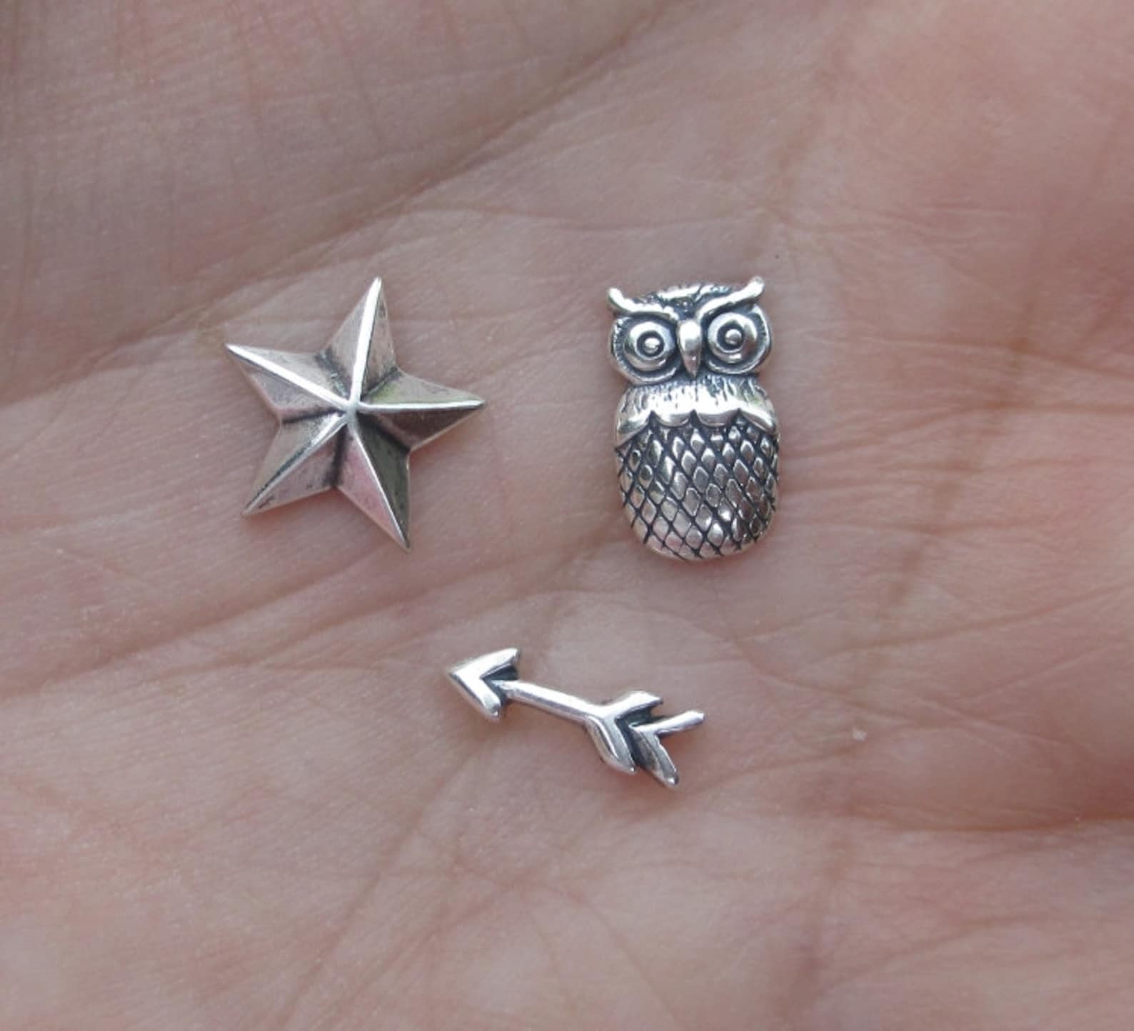 Sterling Silver Tiny Embellishments Accents or Solderable - Etsy
