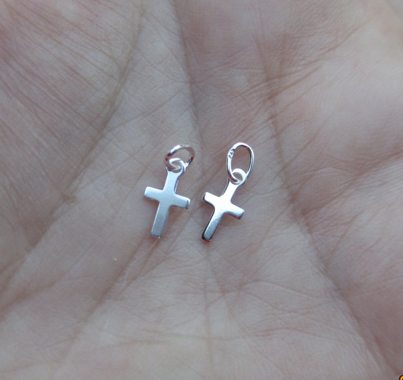 Sterling Silver Small/tiny Crosses You Choose the Quantity and | Etsy