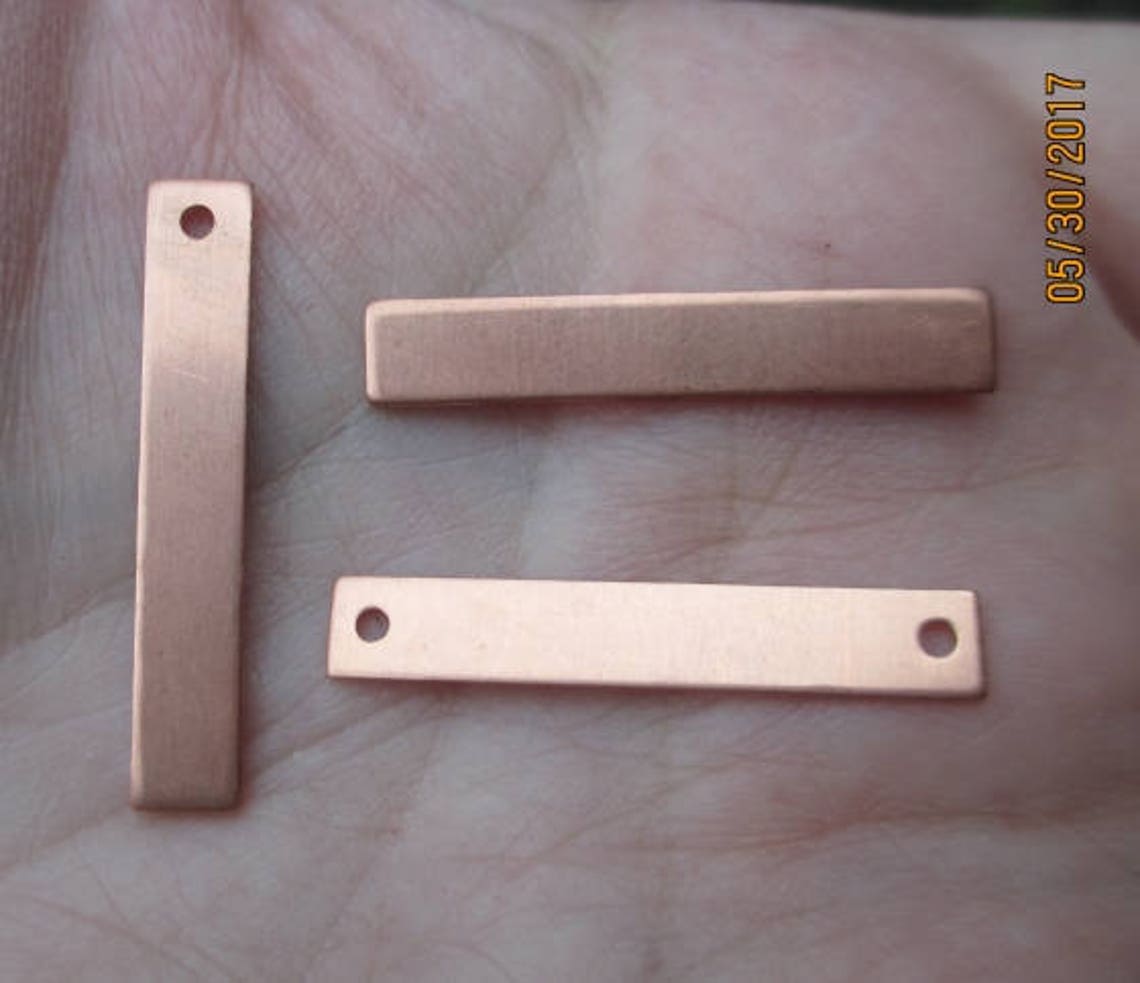 Copper Rectangle Stampings-you Choose Which One - Etsy