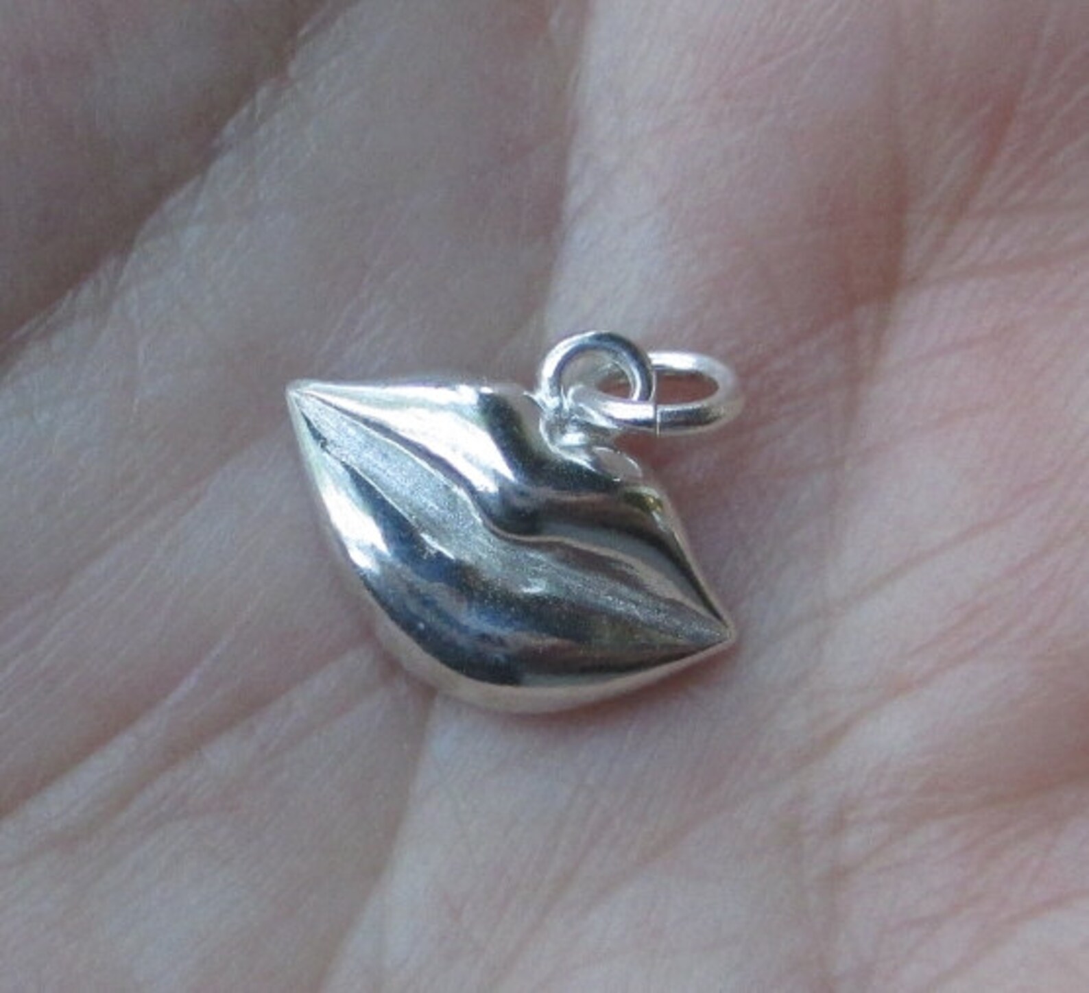 Sterling Silver Love Letter or Lips Charms-you Choose Which | Etsy