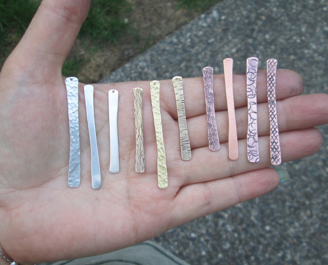 Sterling Silver, Brass or Copper Bar/sticks - Etsy