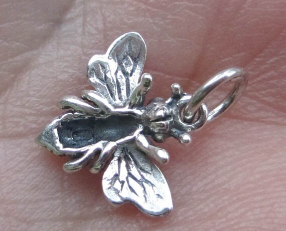 Sterling Silver Honey Bee Charms You Choose the Quantity - Etsy