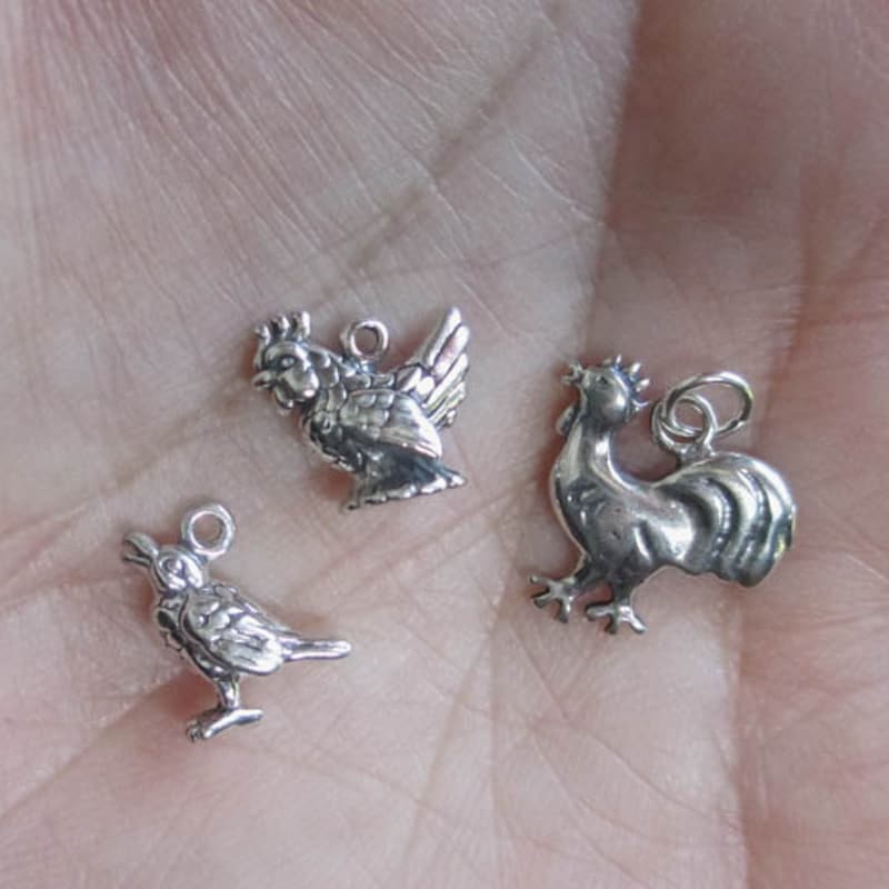 Bird Charm - Etsy