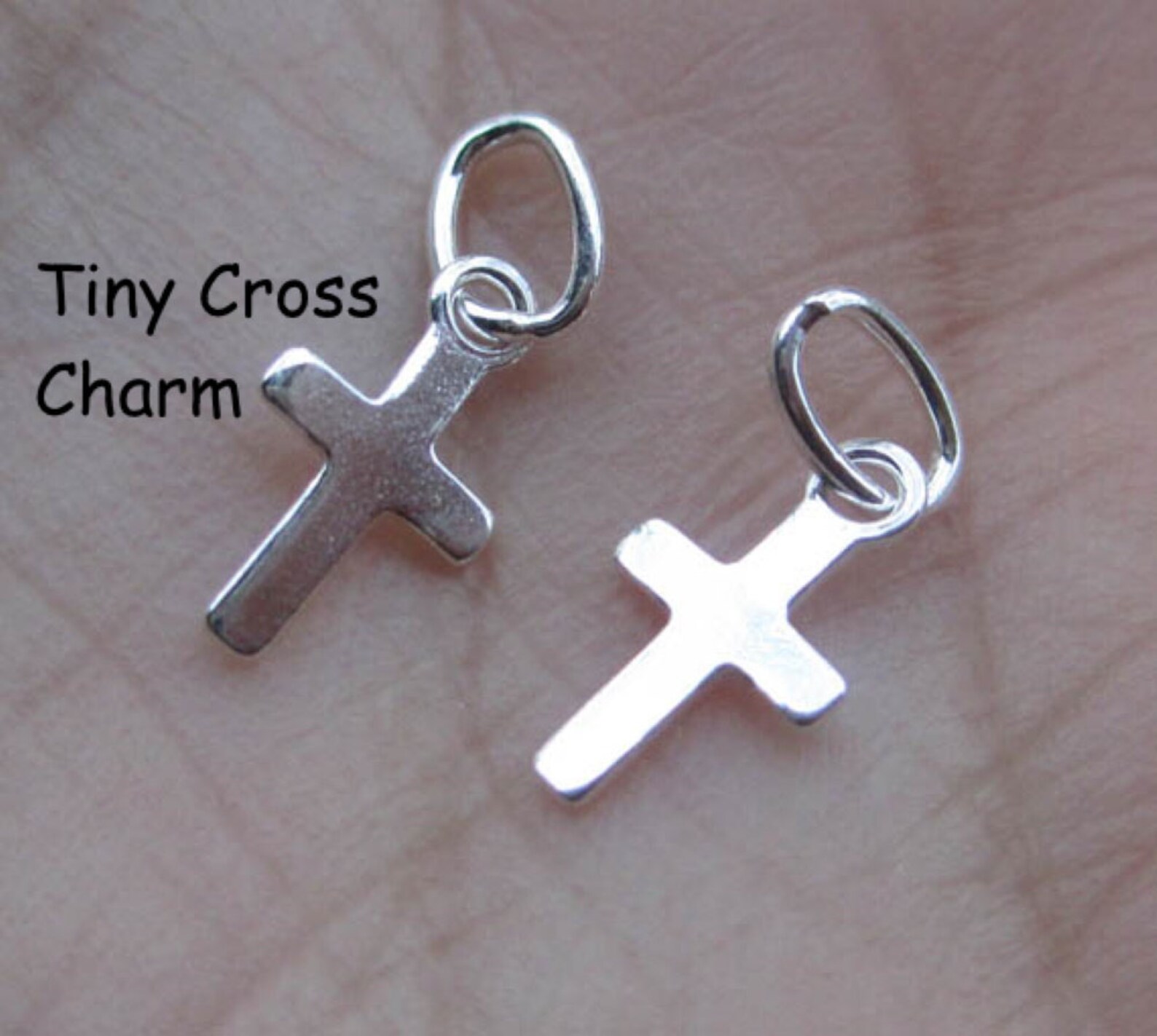 Sterling Silver Small/tiny Crosses You Choose the Quantity and Style - Etsy
