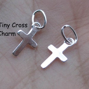 Sterling Silver Small/tiny Crosses You Choose the Quantity and Style - Etsy