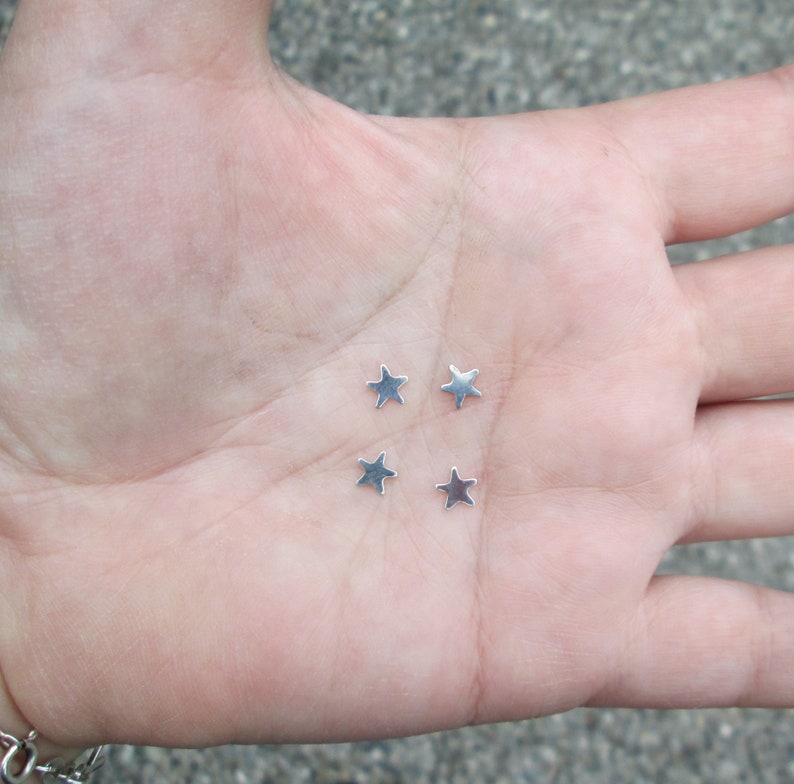 Sterling Silver Design Stars | Etsy