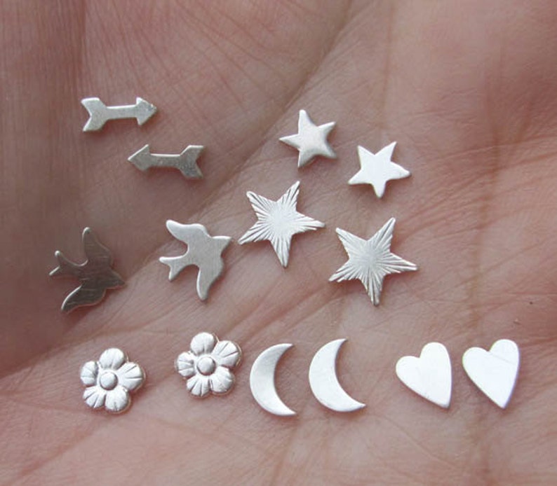 Sterling Silver Solderable Accents, 24 Gauge - You Choose Which Ones - Etsy