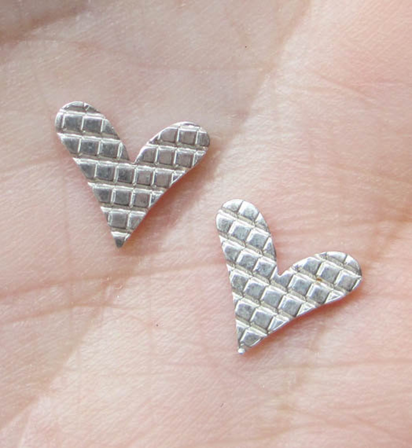 Sterling Silver Design Heart Flower or Small Heart - Etsy