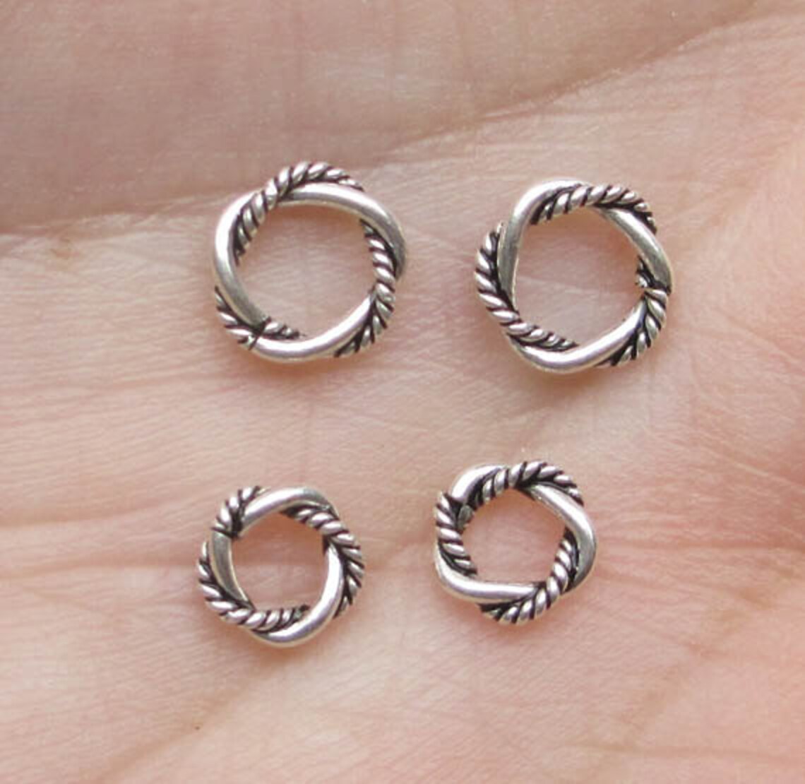 Sterling Silver Twisted Rings You Choose the Size and - Etsy