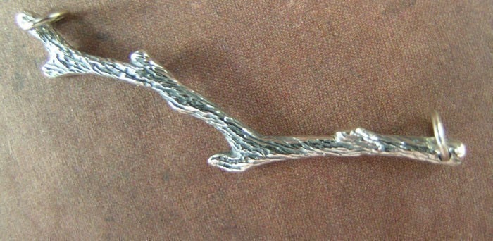 Sterling Silver Branch Pendantone Bronze Branch or Branch | Etsy