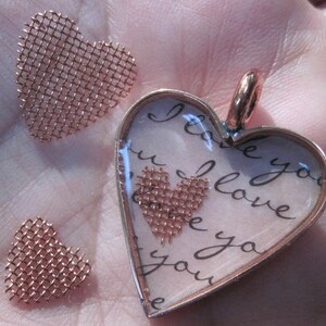 Copper Mesh Hearts Set(4 Sizes)(1 of Each Size) or Circles - Etsy